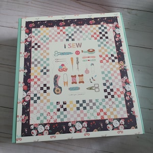 I Sew Panel Quilt Kit the Fabric Featured is Sunsetridge by Minki Kim ...