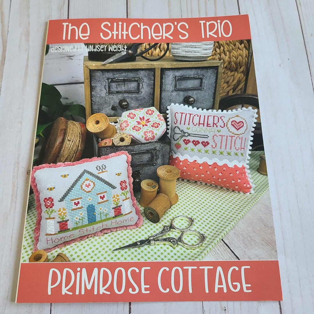 The Stitcher's Trio Cross Stitch Pattern Primrose Cottage Stitches - Etsy