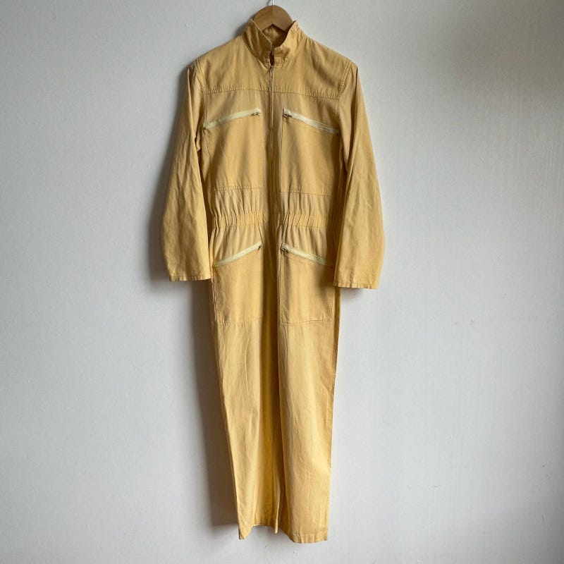 Yellow Jumpsuit - Etsy
