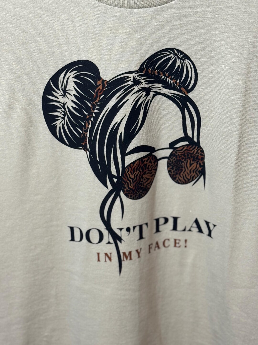 Don't Play in My Face Graphic T-shirt - Etsy