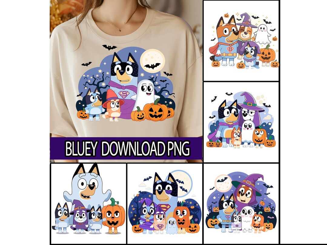 Bluey Family Bundle PNG, Bluey Png, Bluey Bingo Png, Bluey Mama Png ...