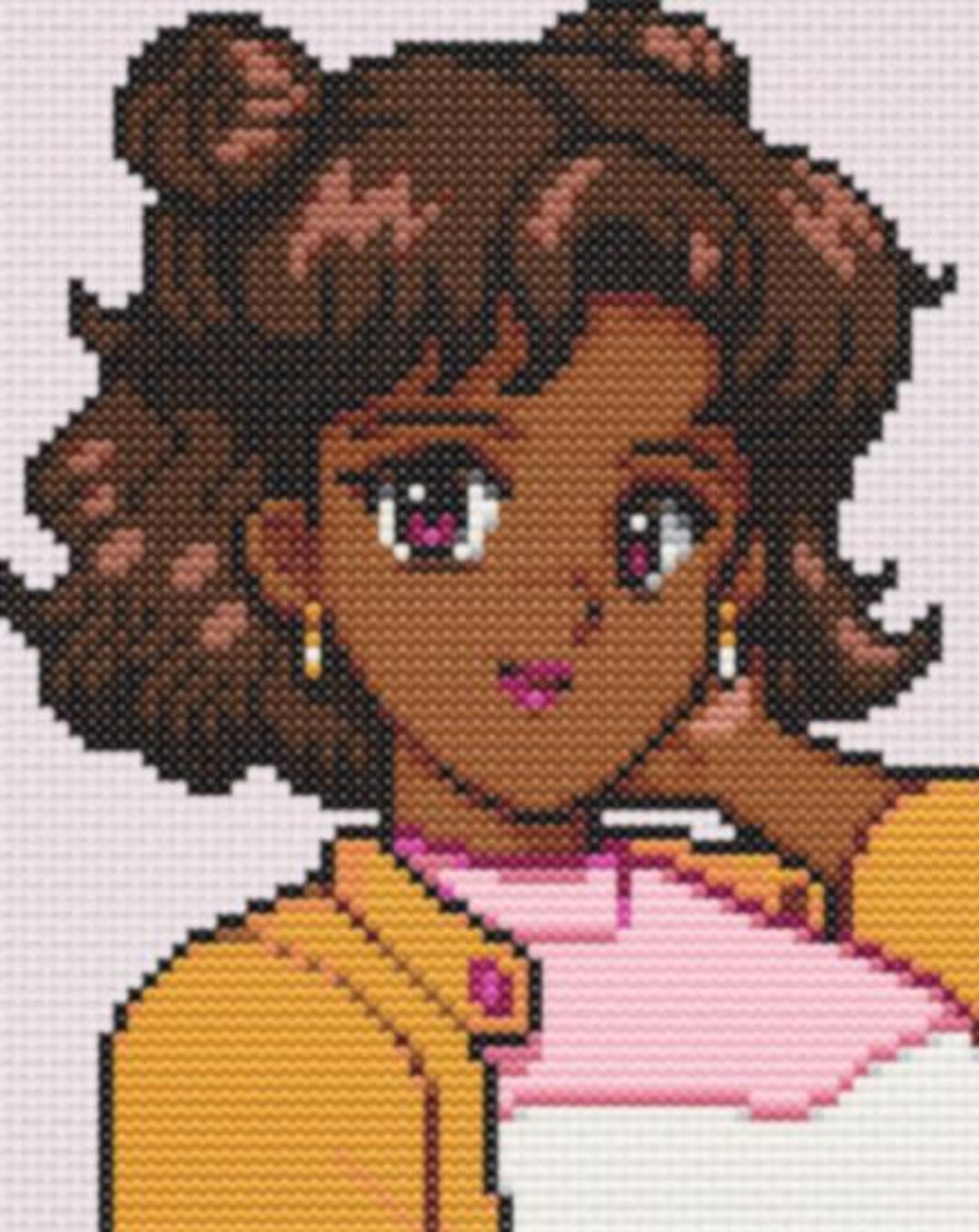 Fields of Mistria Cross Stitch Pattern - Reina Villager Portrait ...