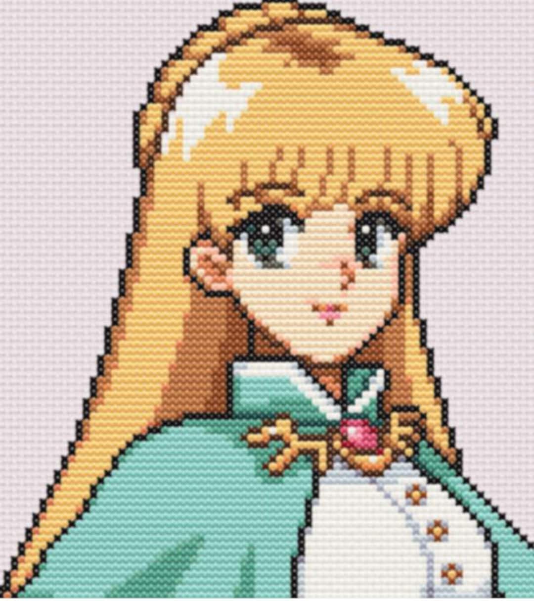 Fields of Mistria Cross Stitch Pattern - Celine Villager Portrait ...