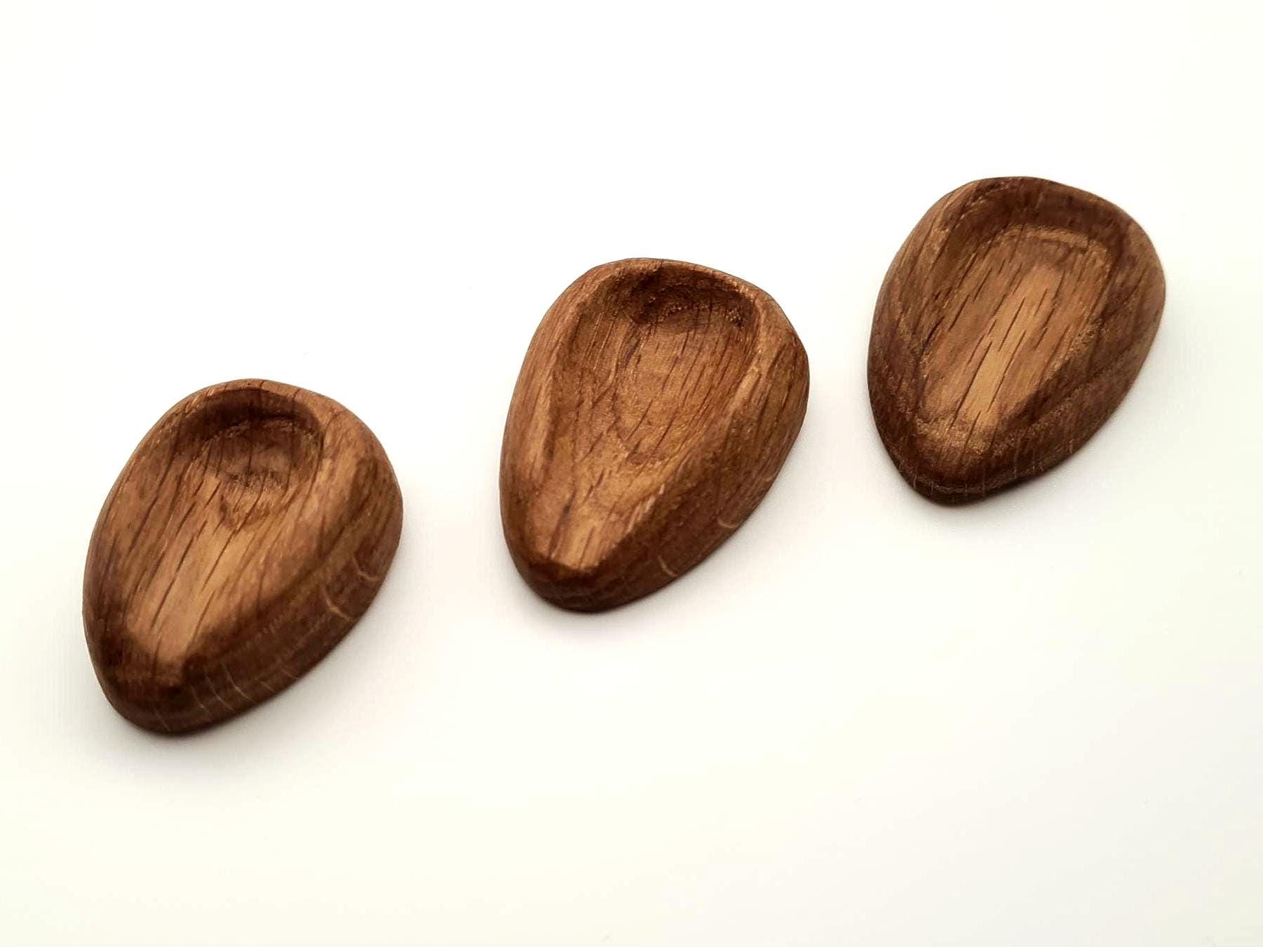 Wooden Worry Stone Oak Fidget Toy Handmade Carved Anxiety and Stress ...