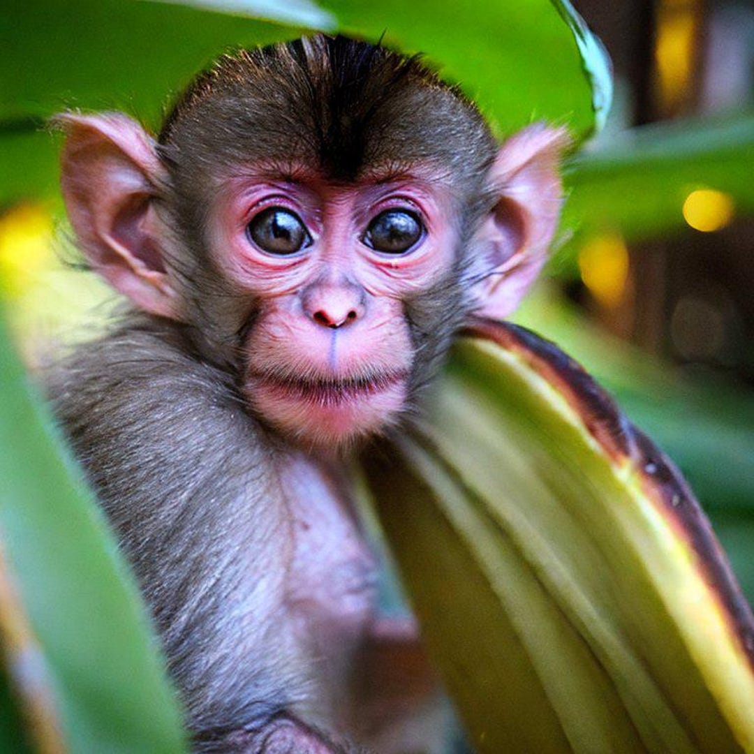 Color by Numbers for Adults Cute Monkey Printable Paint by Numbers ...