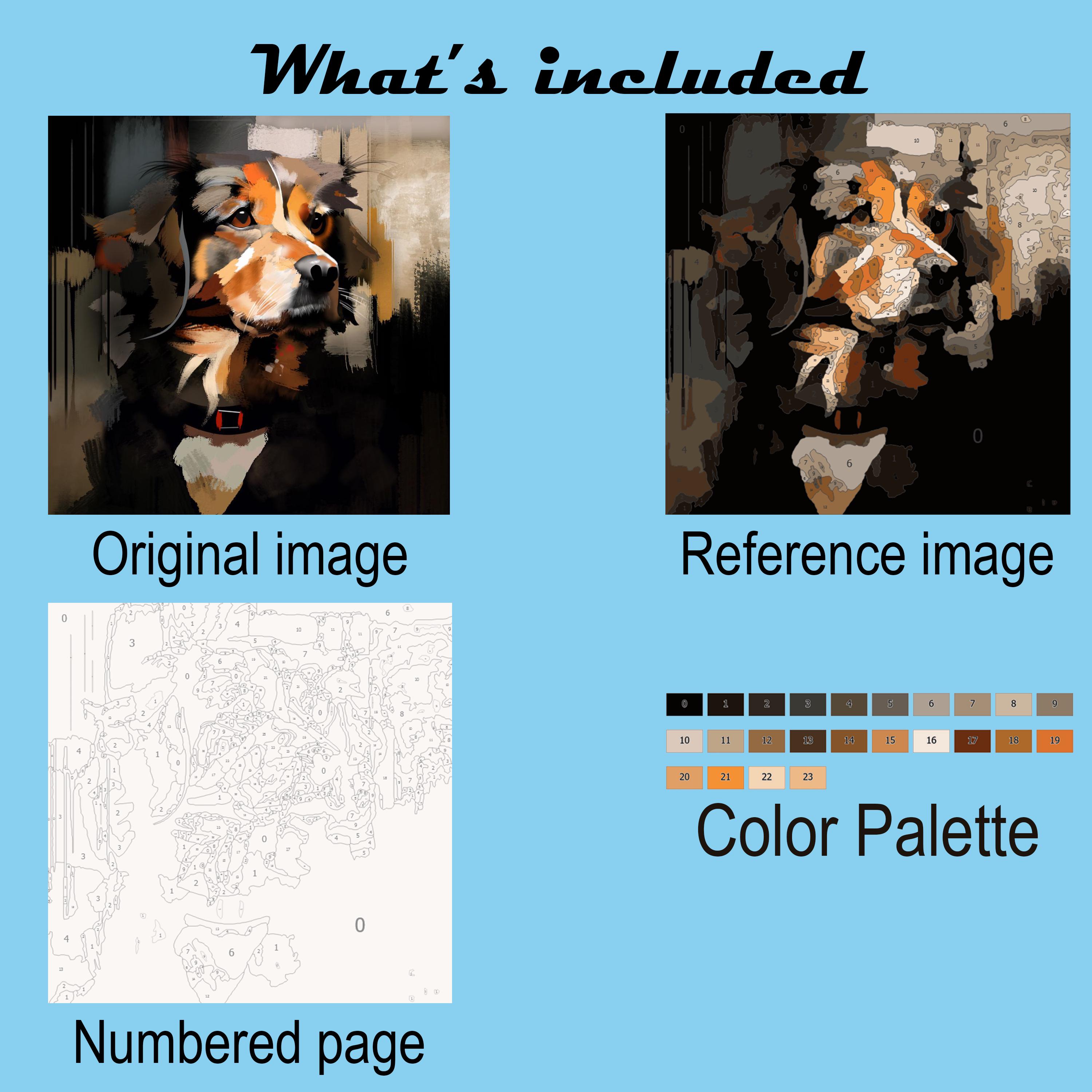Color by Numbers for Adults Good Doggo Printable Paint by Numbers ...