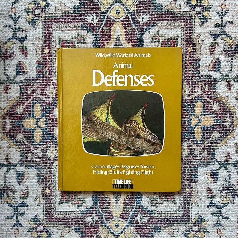 Wild, Wild World of Animals: Animal Defenses, 1970s Hardcover, Animal ...