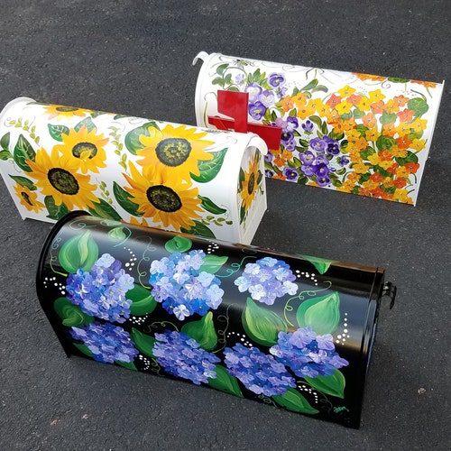 Custom Painted Mailboxes Exotic Bird Art Peacock Painting - Etsy