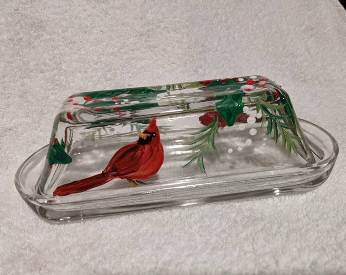 Cardinal Butter Dish - Etsy