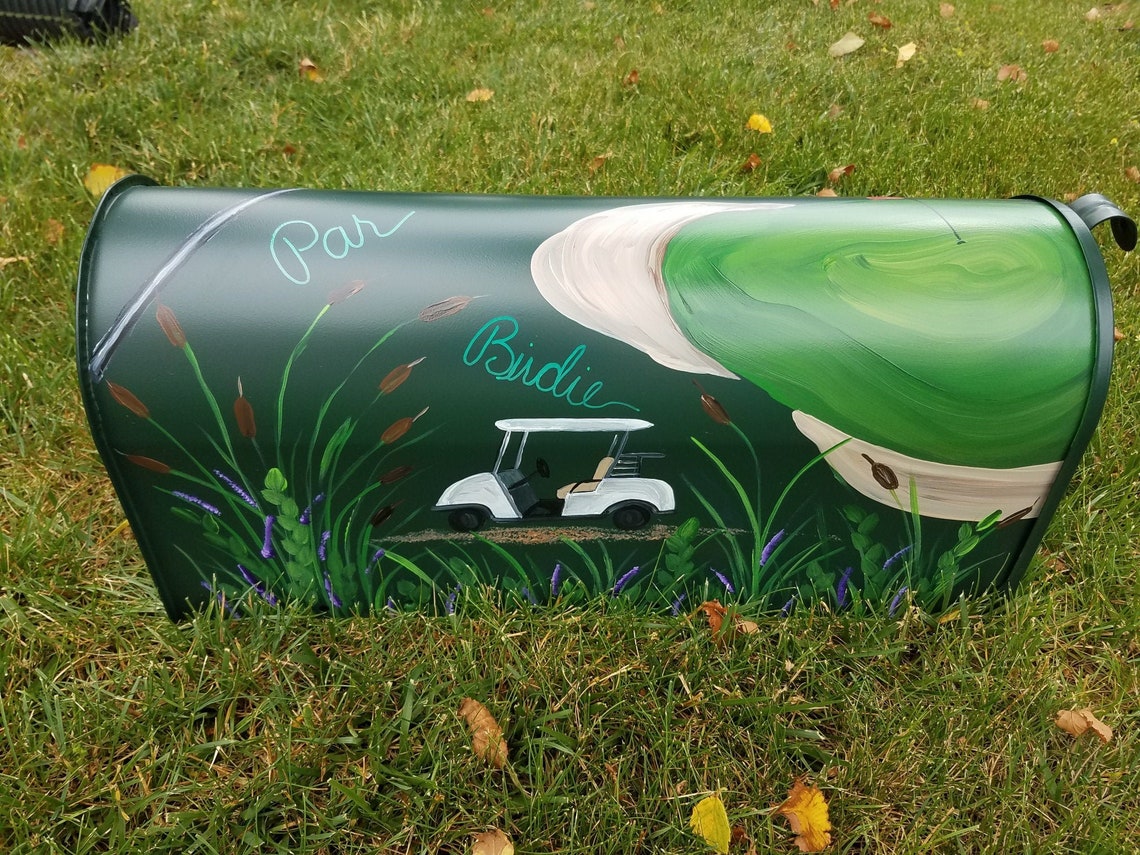 Golf Lovers Mailbox - Etsy