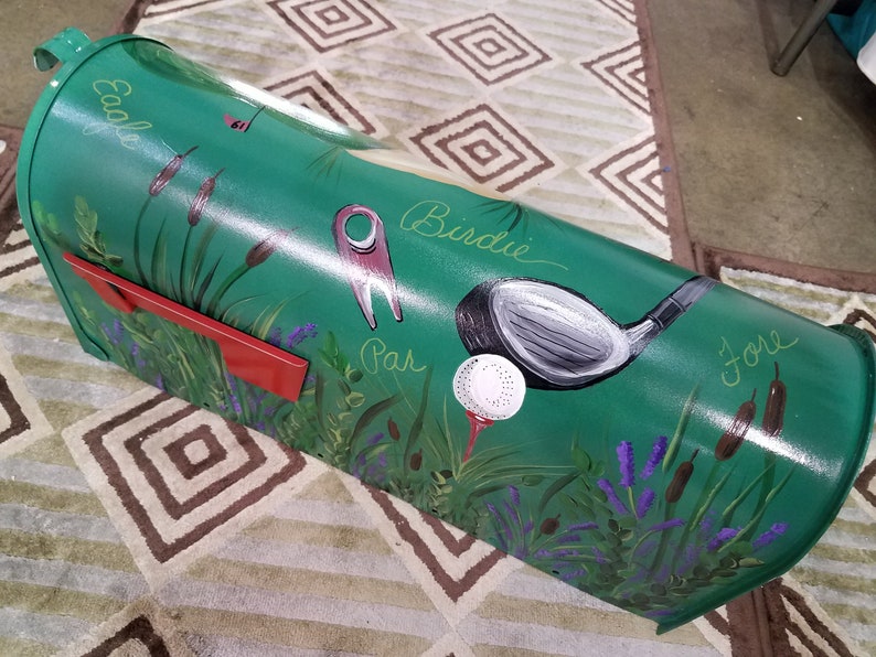 Golf Lovers Mailbox - Etsy
