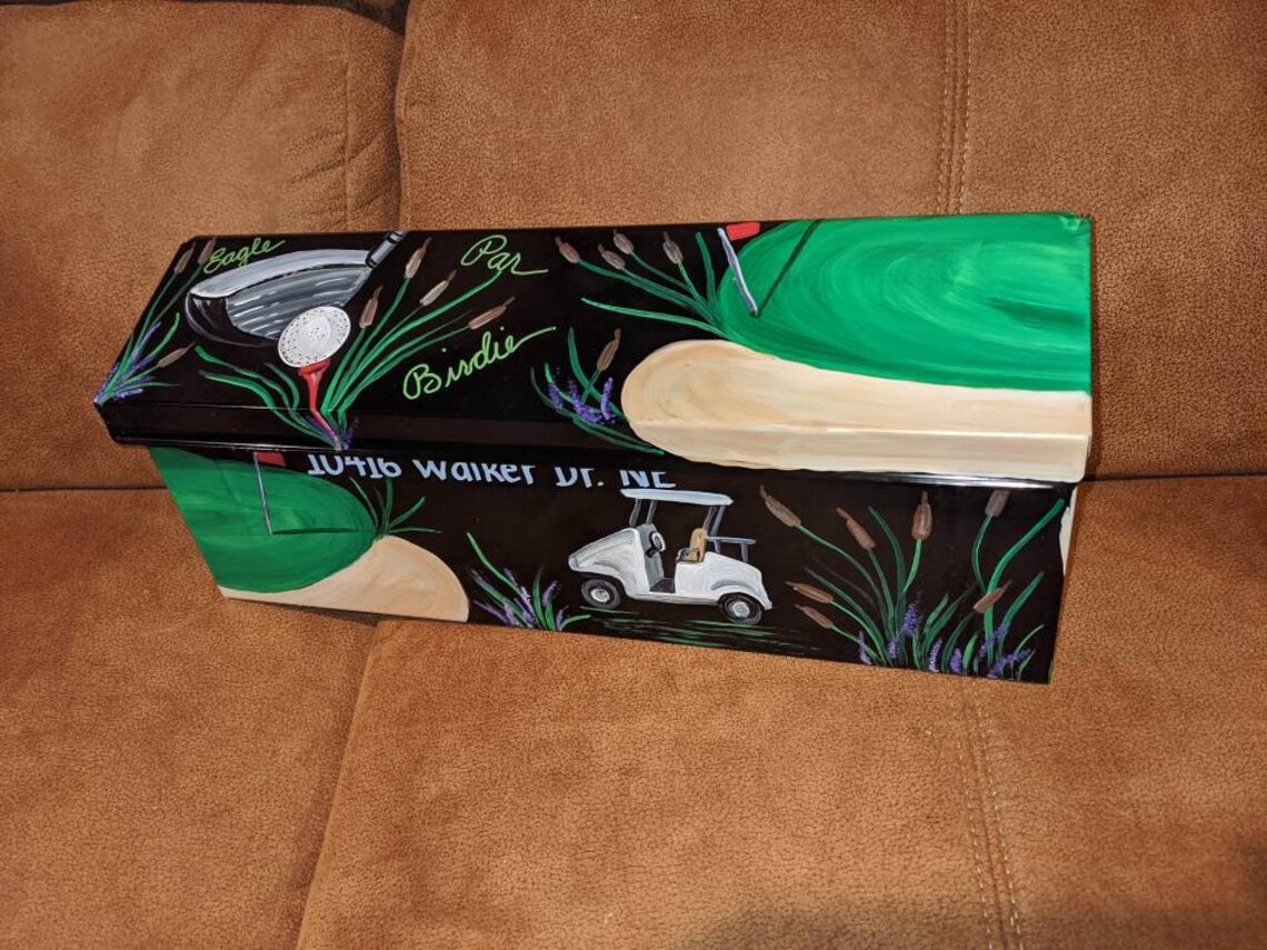 Golf Wallmount Mailbox - Etsy