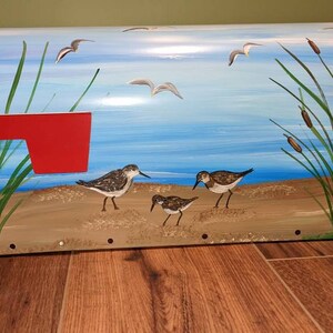 Seashore Egret Lighthouse Beach Theme Mailbox - Etsy