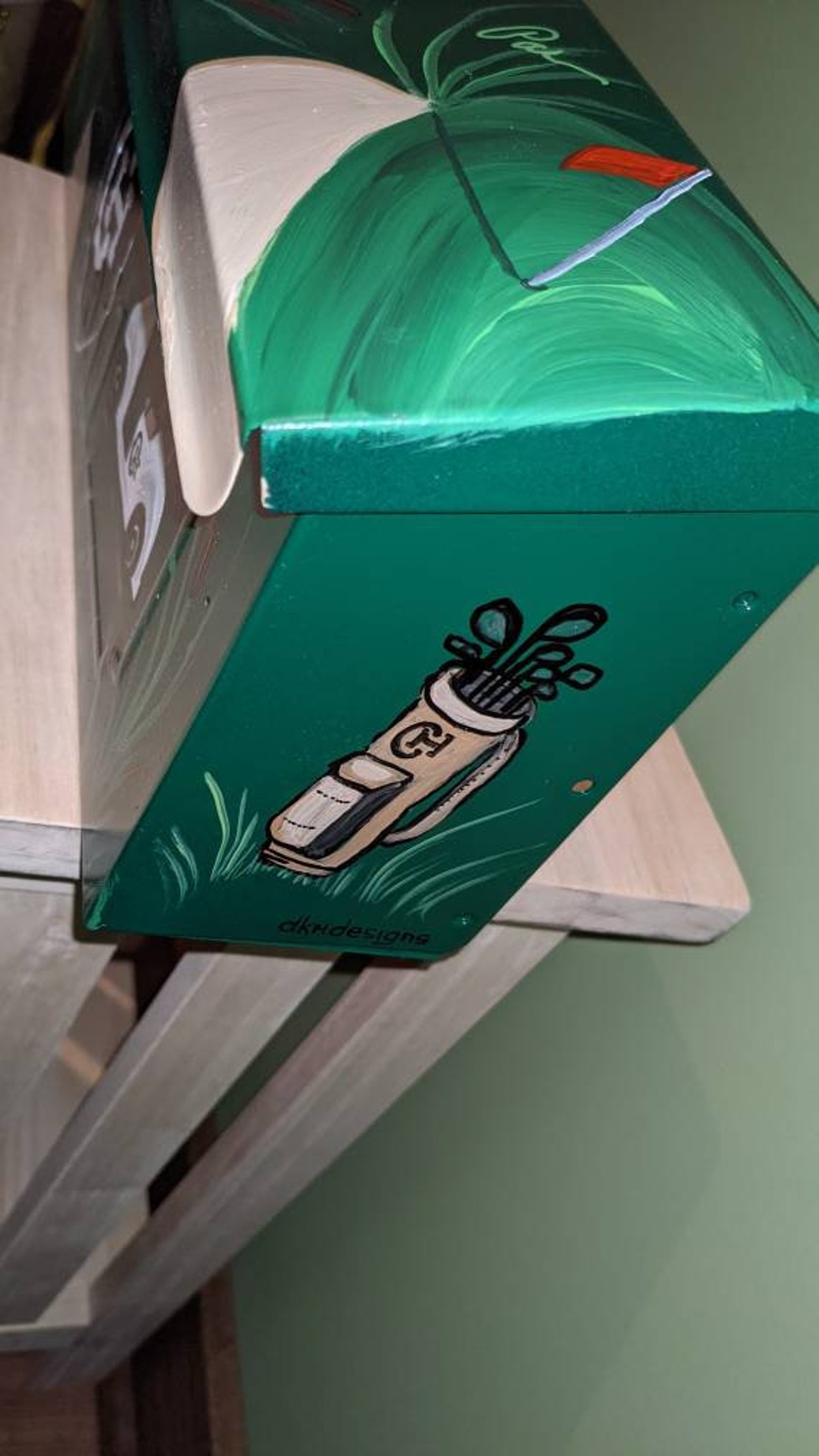 Golf Wallmount Mailbox | Etsy