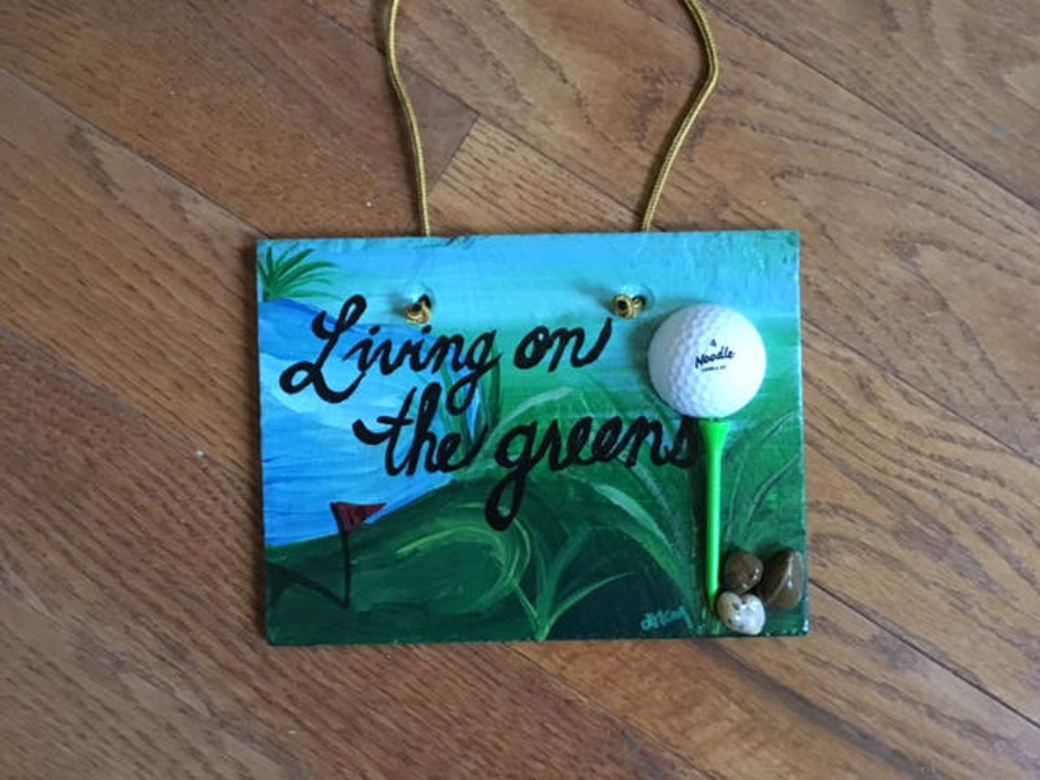 Golf Slate Sign - Etsy