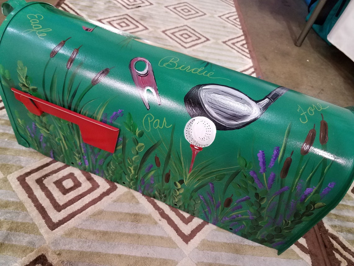 Golf Lovers Mailbox - Etsy
