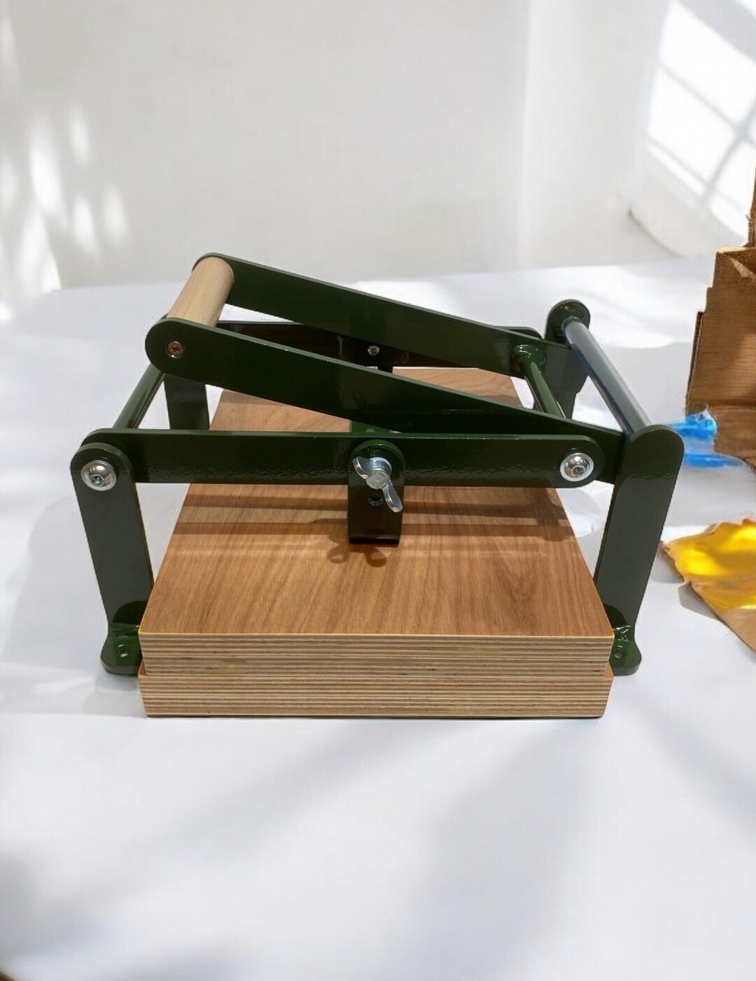 A5 Dark Green Lino Press Machine, Linocut Printing Press, Print Making ...