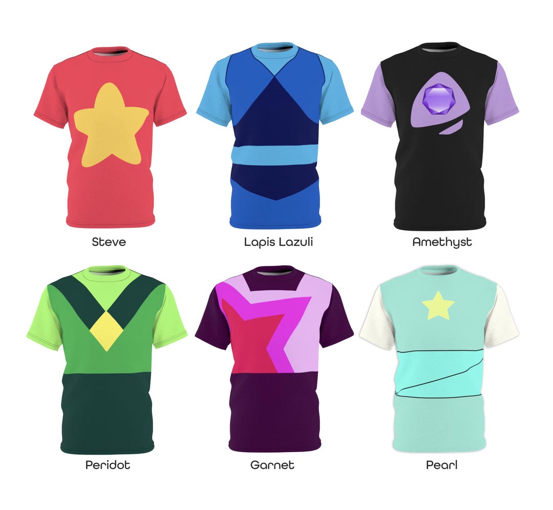 Steven Universe Inspired Cosplay Unisex T-shirt Costumes - Etsy