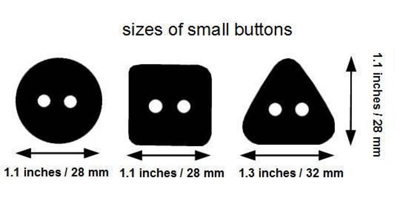 18 pequeños botones hechos a mano inusuales conjunto 18_01 - Etsy México