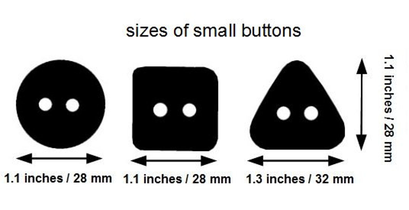 Handmade Resin Sewing Buttons - MY CHOICE of 18 Different SMALL Buttons ...
