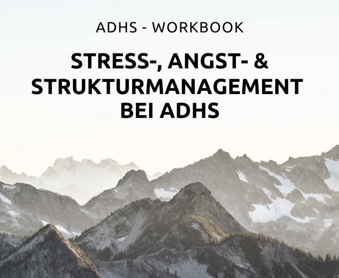ADHD Workbook: Stress and Anxiety by a Psychologist | Stress Management ...