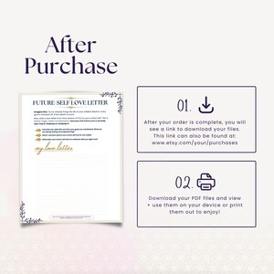 Future-self Love Letter Manifestation Page Law of Attraction Scripting Template Manifest Journal ...