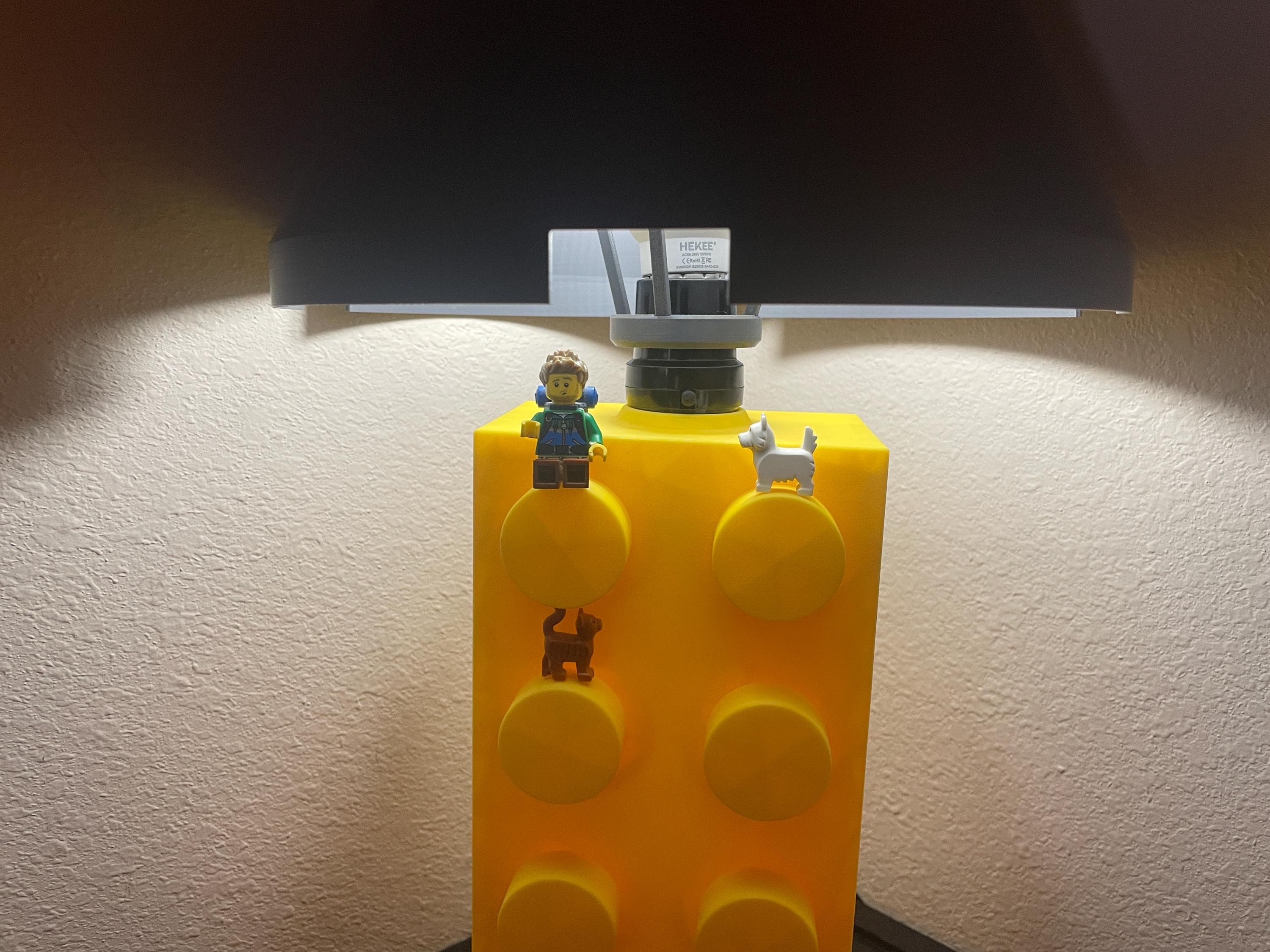 Oversized 2x4 Brick Table Lamp: Playful Kid's Room Décor - Etsy