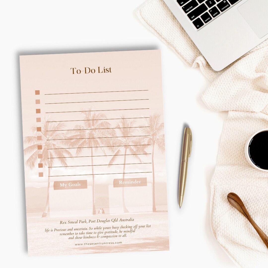 To Do List A5 Notepad “rex Smeal Park” - Etsy