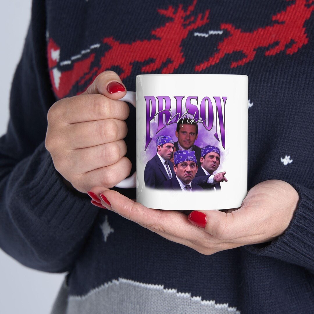 Prison Mike Mug, the Office Gift, Funny Office Mug, Michael Scott Mug ...