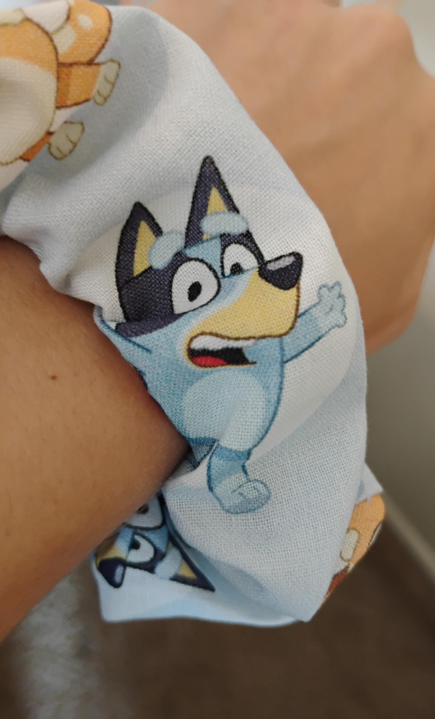 Bluey Scrunchie, Cartoon Scrunchie, Dog Scrunchie, Hair Accessory - Etsy