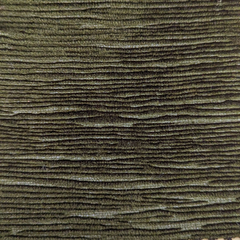 Cohen in Olive or Chocolate by De Leo Textiles, Ribbed Upholstery ...