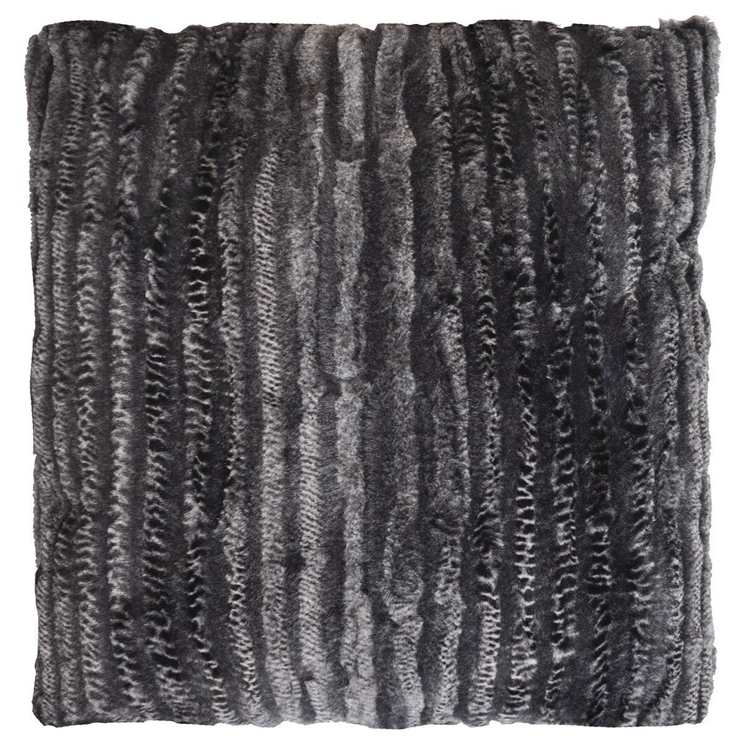 Rattle 'N' Shake Multi-tone Fabric in Black and Gray. Cuddly Faux Fur ...