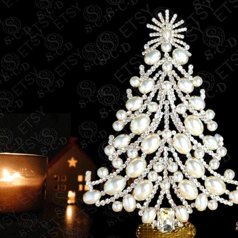 Pearl Christmas Tree - Etsy