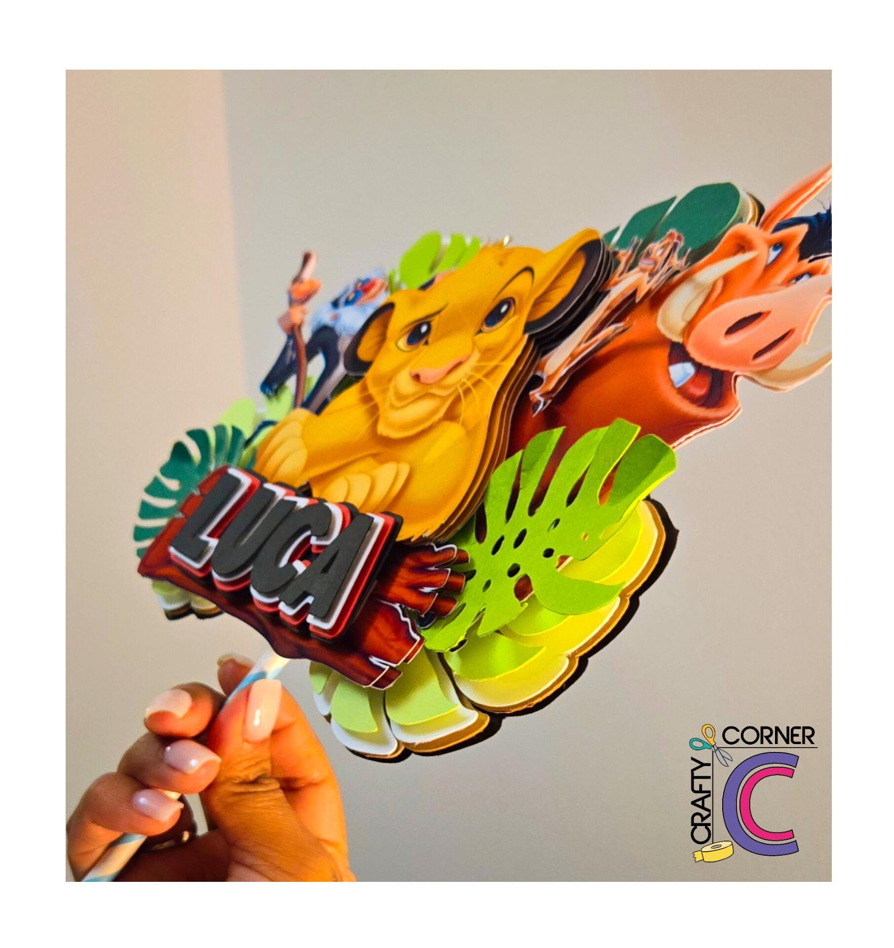 Lion King Cake Topper: Custom Birthday Party Decoration - Etsy