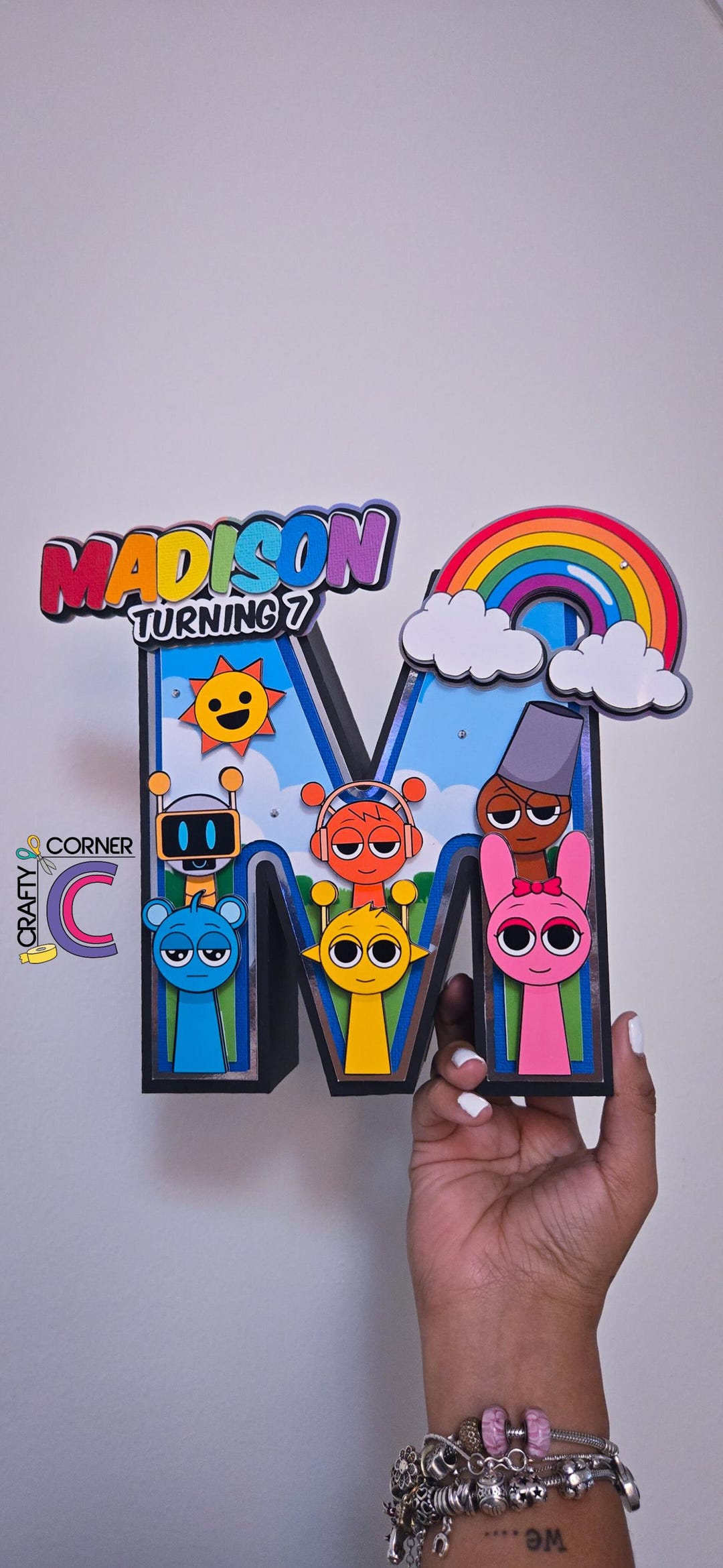 Custom 3D Letters or Number SPRUNKY or Any Other - Etsy