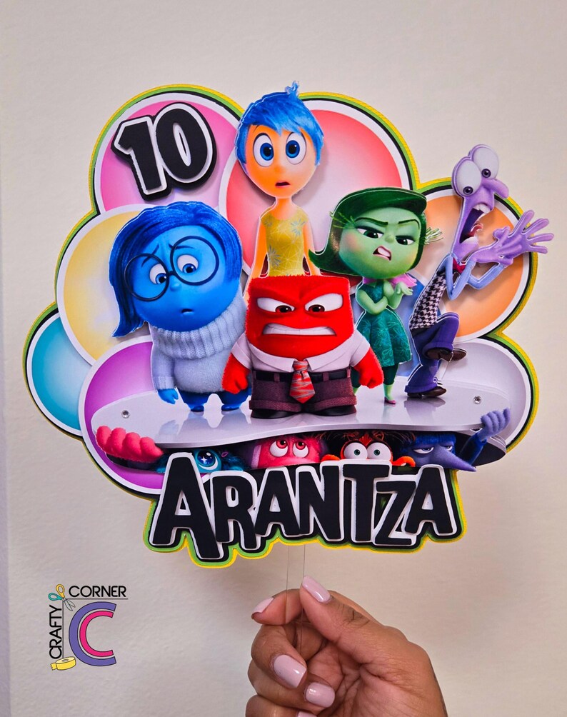Custom Inside-out Cake Topper/#d Birthday Decoration - Etsy