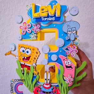 Custom 3D Letters or Number Sponge or Any Other - Etsy