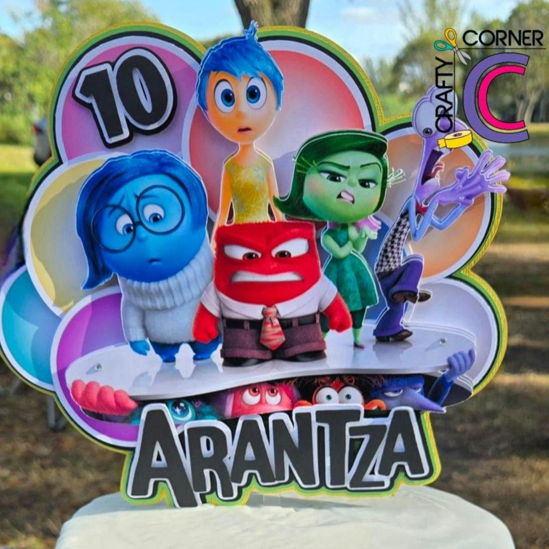 Custom Inside-out Cake Topper/#d Birthday Decoration - Etsy