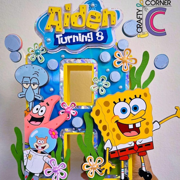 Spongebob Birthday Backdrop - Etsy