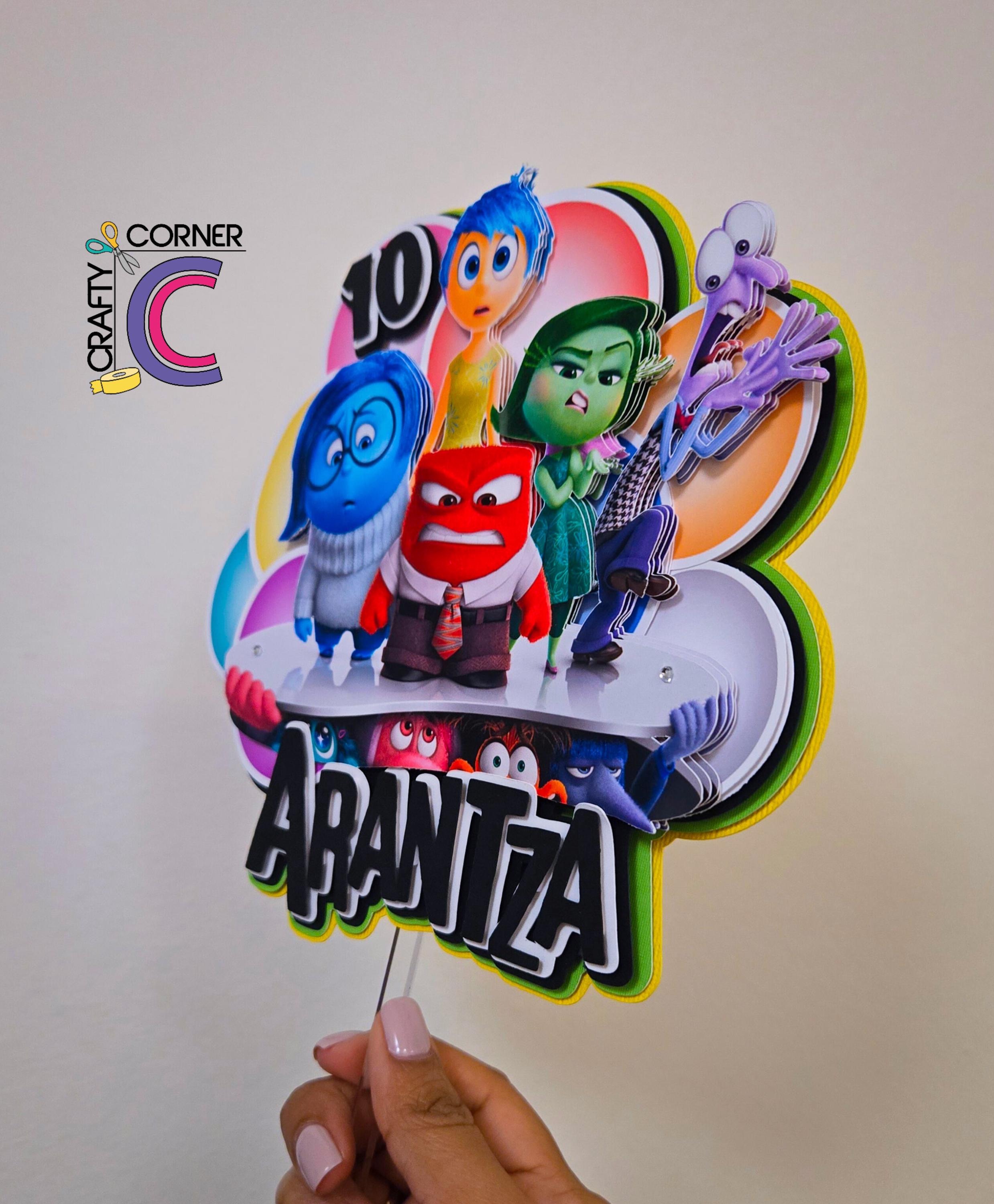 Custom Inside-out Cake Topper/#d Birthday Decoration - Etsy