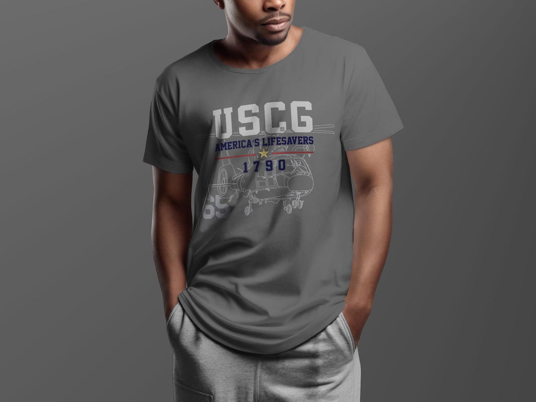 USCG, US Coast Guard Shirt, United States USCG Military Veteran T-shirt ...