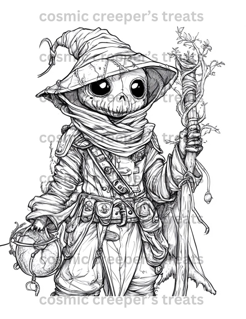 Printable Halloween Coloring Pages - Etsy