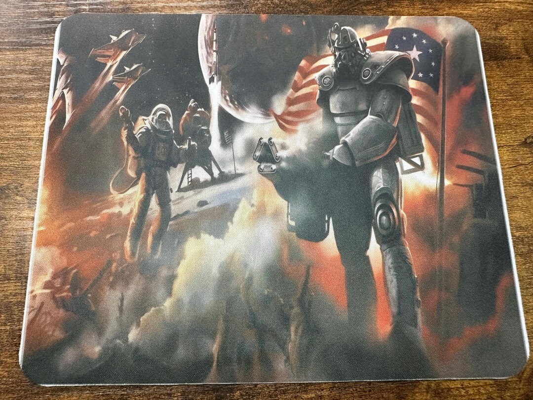 Custom Fallout Gaming Mousepad | Post-apocalyptic Art | Durable Large ...