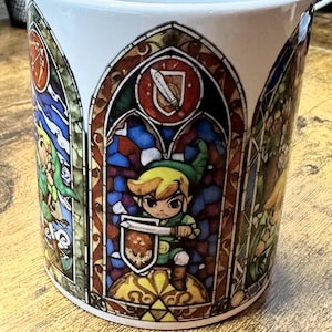 The Legend of Zelda: “link’s Legendary Windows of Light” 12.oz Coffee ...