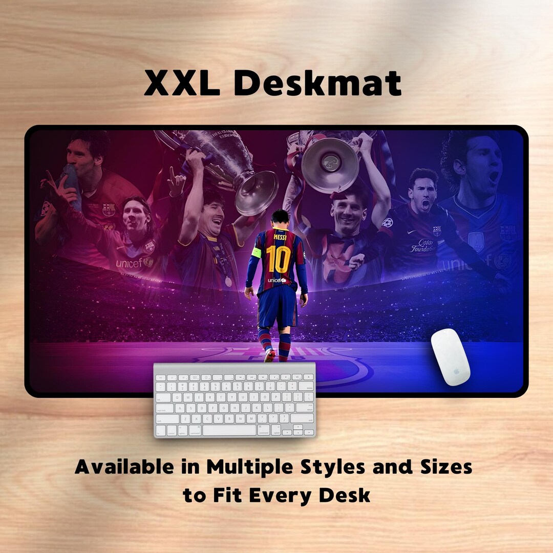 Lionel Messi Desk Mat, Leo Messi, Messi 10, FC Barcelona, PSG Football ...