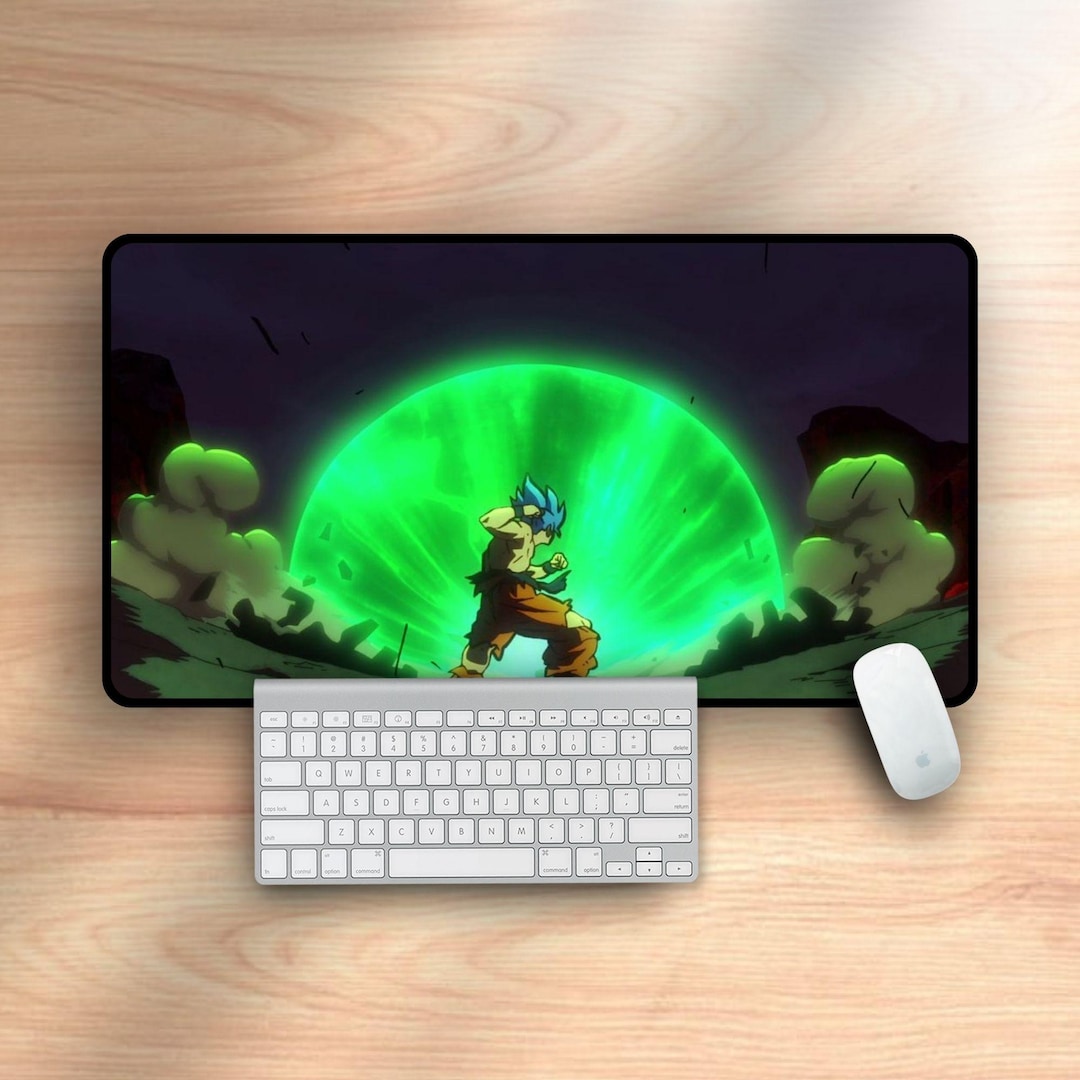 Son Goku Desk Mat Anime Gaming Mouse Pad, Dragon Ball Z Keyboard Mat ...