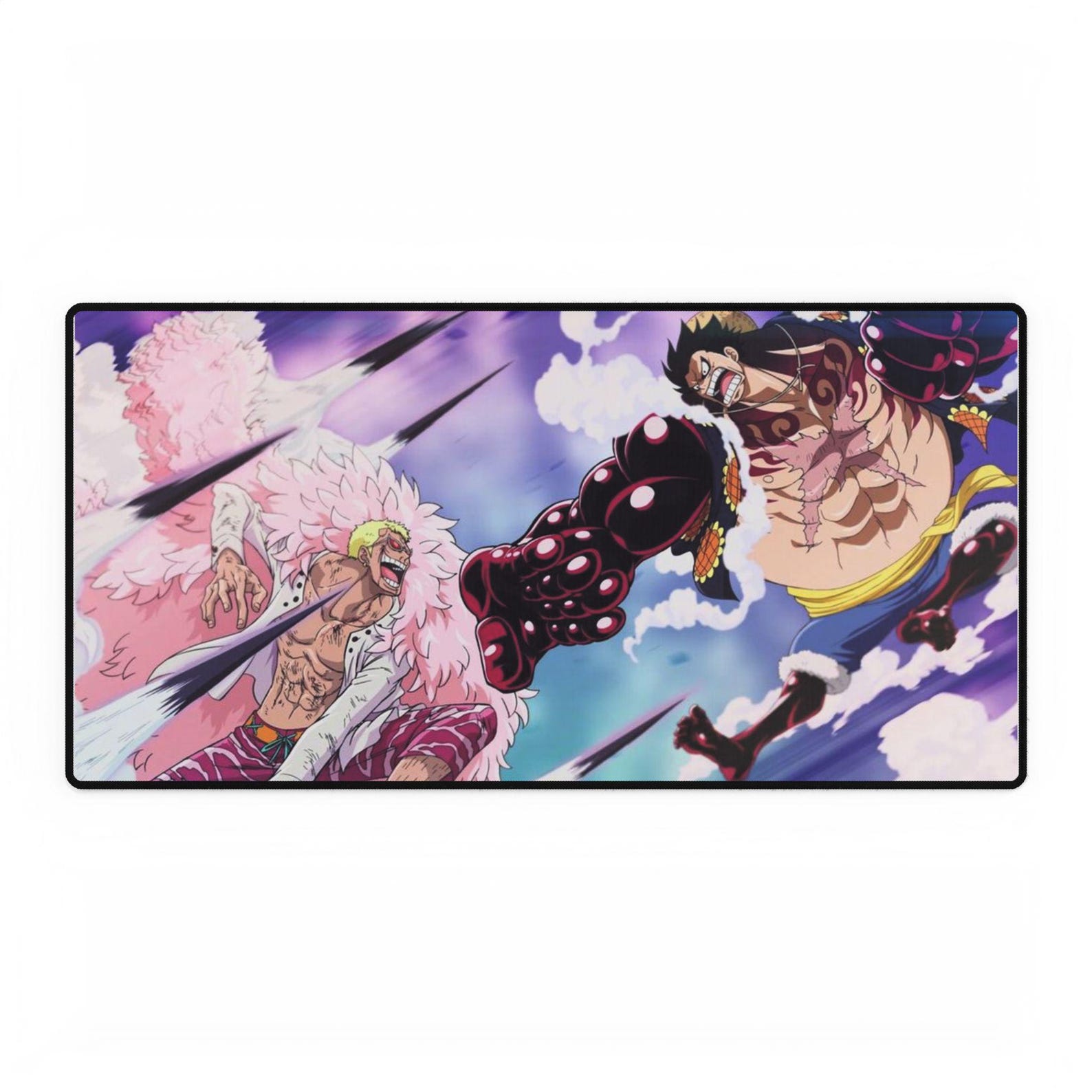 Doflamingo Vs Luffy Desk Mat - Etsy