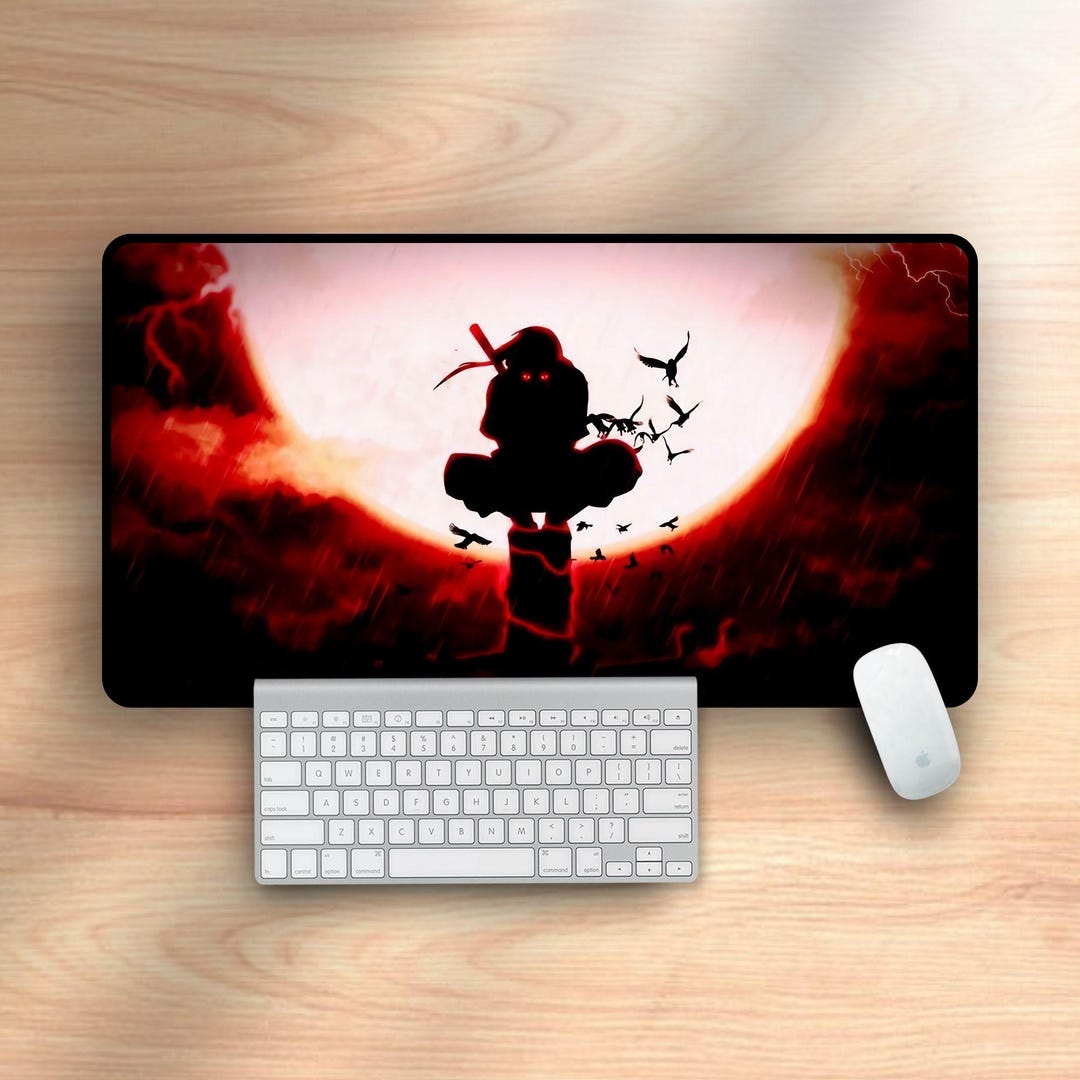 Anime Desk Mat, Itachi Uchiha Mouse Pad, Gaming Pad, Anime Merch ...