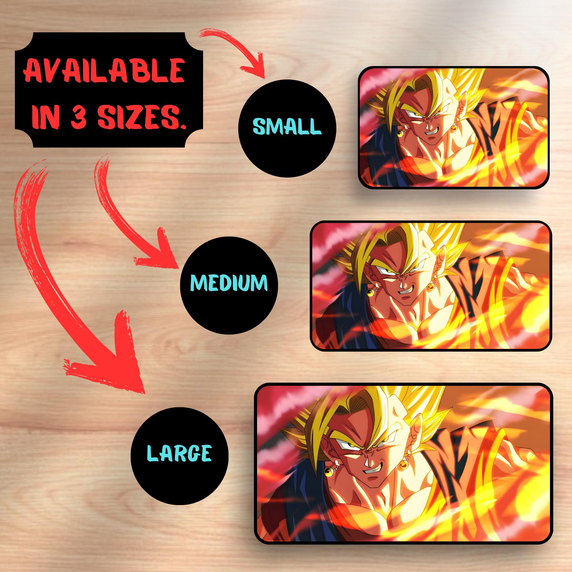 Super Vegeta Desk Mat Anime Mouse Pad, Gaming Desk Accessory, Dragon ...