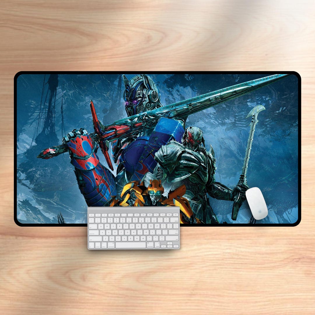 Transformers, Optimus Prime, Megatron, Bumble Bee, Epic Battle Desk Mat ...